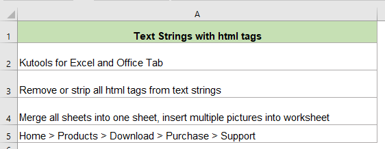 Strip or remove html tags from text strings