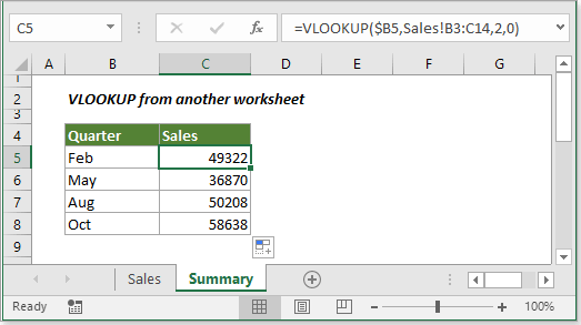 Lookup Values From Another Worksheet Or Workbook