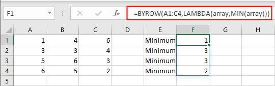 How to use the Excel BYROW function
