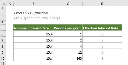 ¿Cómo usar la función NOMINAL de Excel?