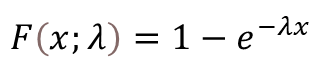 How to use the Excel EXPON.DIST function