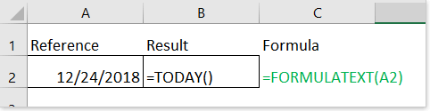 如何使用Excel FORMULATEXT函数