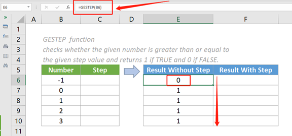 Excel GESTEP Function