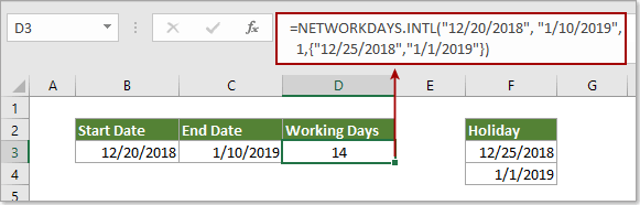 How to use NETWORKDAYS.INTL function in Excel?