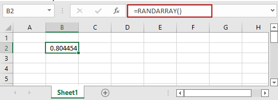 How to use the Excel RANDARRAY function