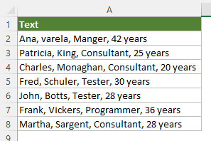 Excel TEXTBEFORE function