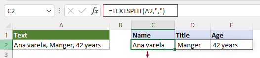 Excel Textsplit Function 8933