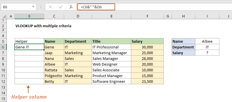 VLOOKUP Function – Easy tutorial with step-by-step explanation