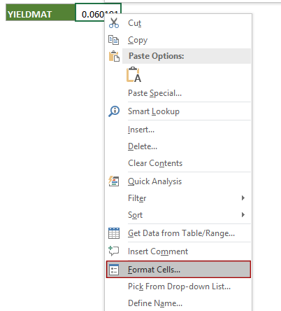 How to use the Excel YIELDMAT function?