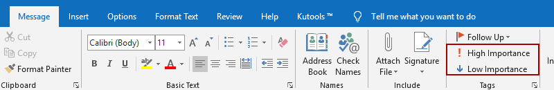Email Tags - Flags, Categories, Importance Levels, or Sensitivity Levels