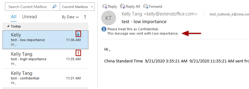Email Tags - Flags, Categories, Importance Levels, or Sensitivity Levels