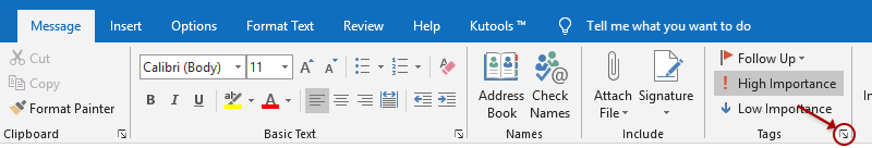 Email Tags - Flags, Categories, Importance Levels, or Sensitivity Levels