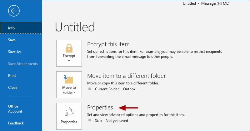 Email Tags - Flags, Categories, Importance Levels, or Sensitivity Levels