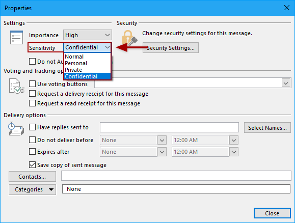 Email Tags - Flags, Categories, Importance Levels, or Sensitivity Levels