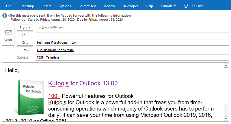 Email Templates in Outlook