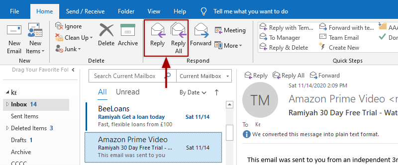 Message Format – HTML, Plaint Text, and Rich Text
