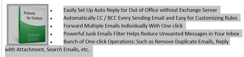 Quick Parts in Outlook