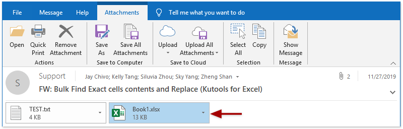 Read Emails in Outlook
