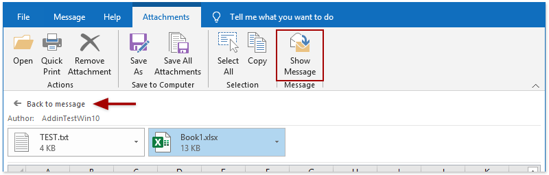 Read Emails in Outlook