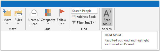 Read Emails in Outlook