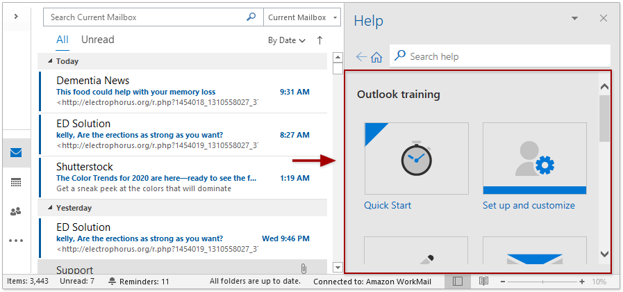 Outlook Help