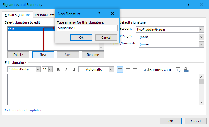 Email Signatures in Outlook