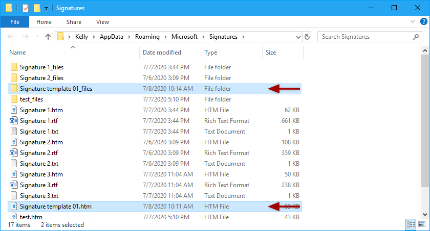 Email Signatures in Outlook