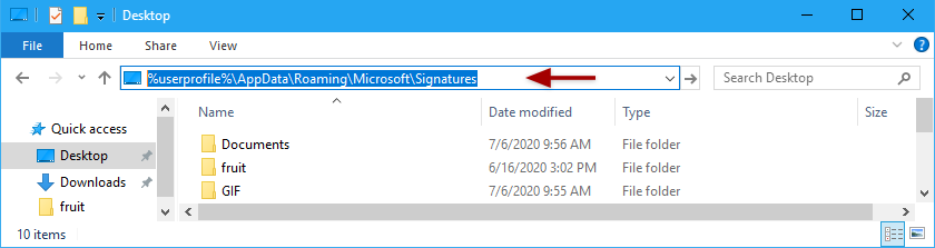 Email Signatures in Outlook