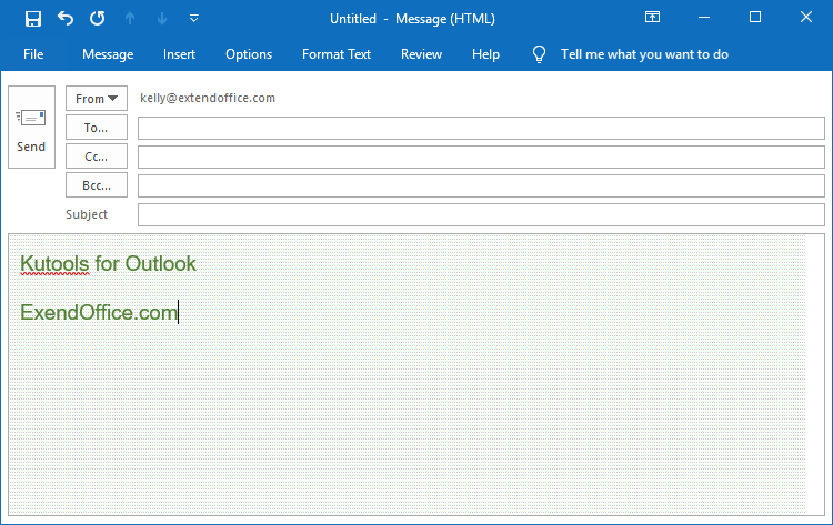 Email Theme or Stationery in Outlook