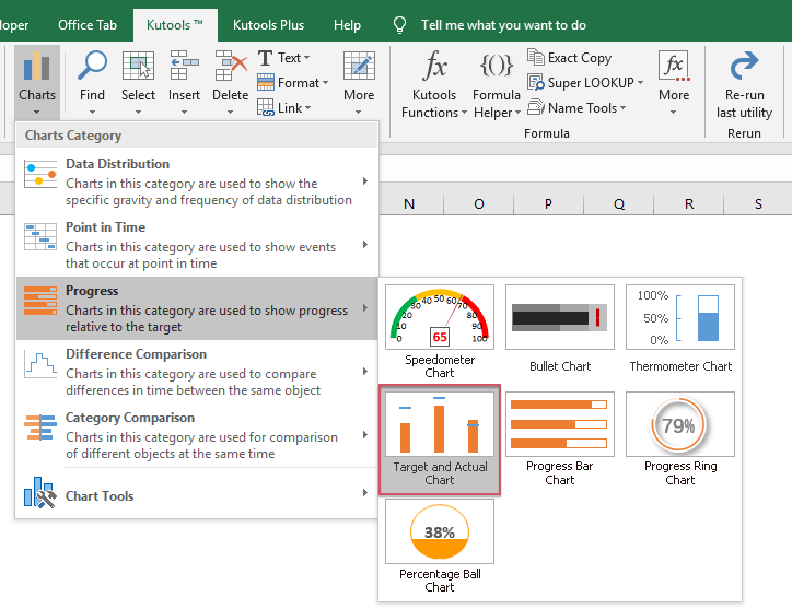 Quickly Create An Actual Vs Target Chart In Excel