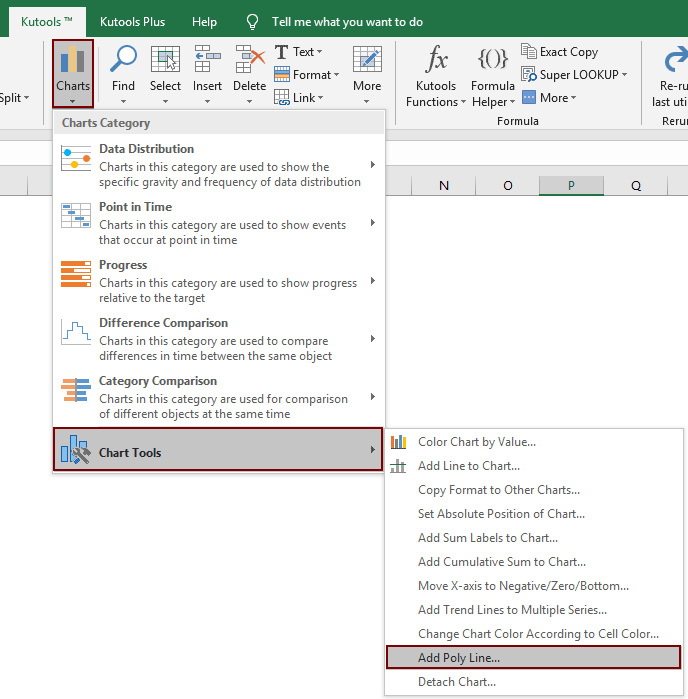 Easily add an average line or other value line to a chart in Excel