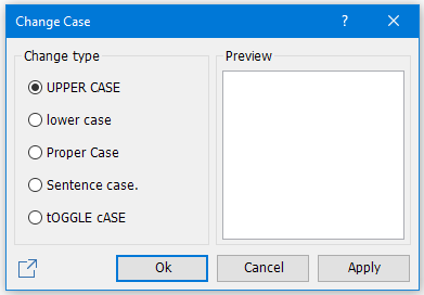 Quickly change case of text to all caps, lower and proper in Excel