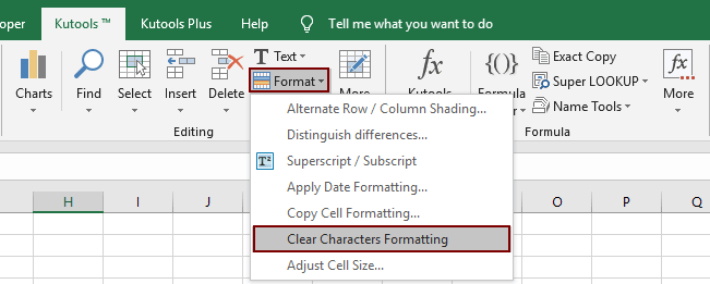Completely clear all formatting of a range in Excel