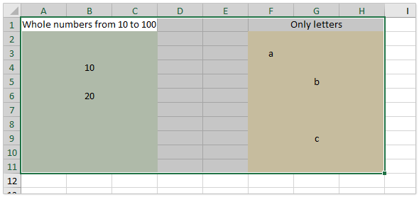 Batch clear all data validation restrictions from selection in Excel