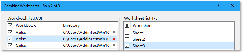 Quickly merge / combine worksheets or workbooks into one workbook in Excel