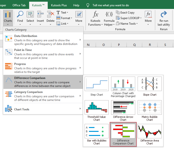 Quickly Create A Year Over Year Comparison Bar Chart In Excel