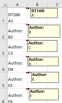 Quickly convert between cell contents and comments in Excel