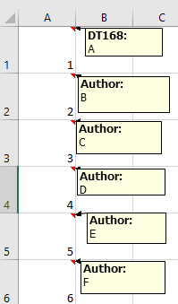 Quickly convert between cell contents and comments in Excel