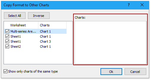 Easily Copy Chart Formatting in Excel with Kutools for Excel