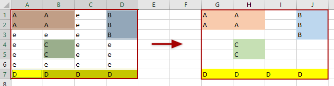 Quickly copy multiple selections in Excel