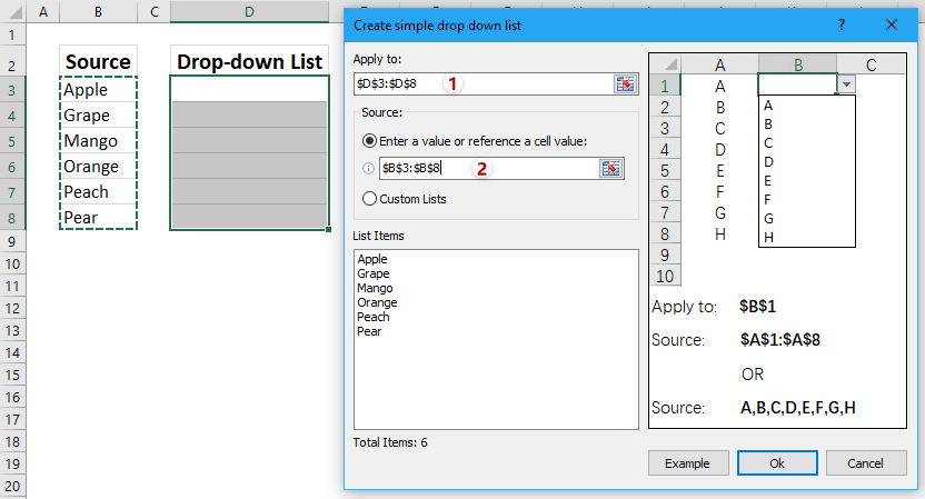 Quickly Create A Drop-Down List In Excel
