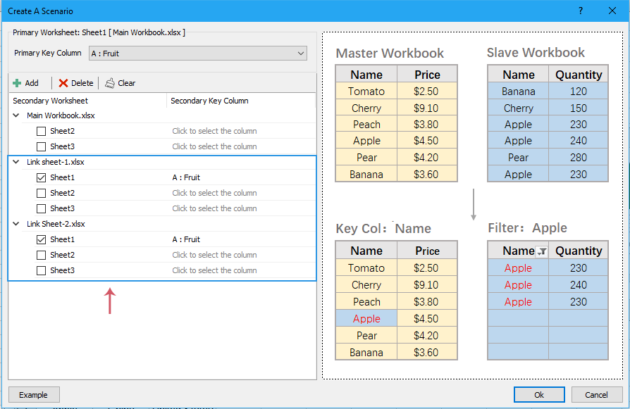 Click Cell To Filter Based On Another Workbook Dynamically