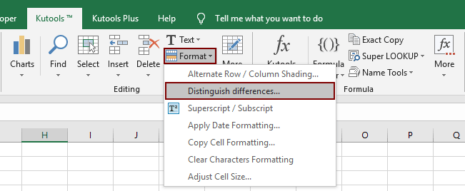 Quickly format cells or rows when cell value change in Excel