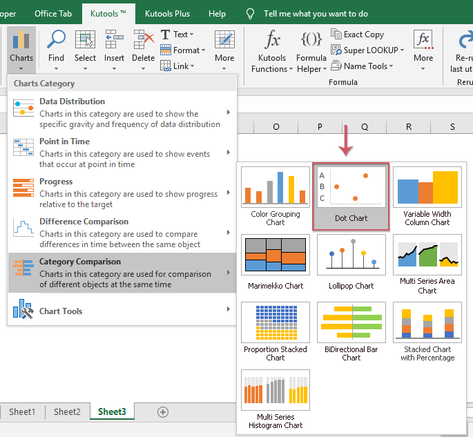 Create A Dot Plot Chart In Excel Quickly And Easily