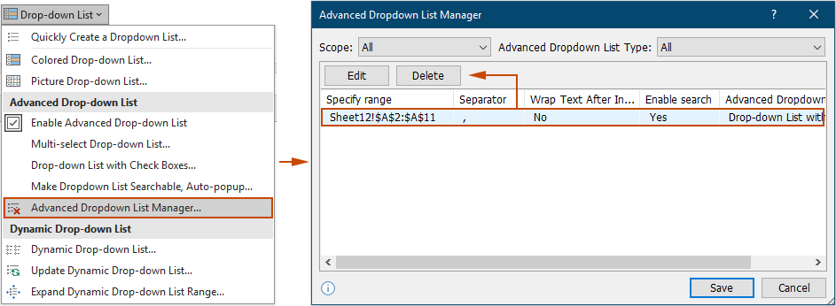 Quickly Create Drop Down Lists With Checkboxes In Excel
