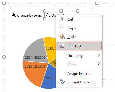 Easily create a dynamic pie of pie chart in Excel