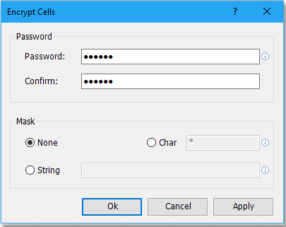 Easily encrypt and decrypt selected cell values or contents in Excel