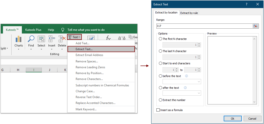 How To Extract Text From Excel Cell With Formula Printable Templates Free