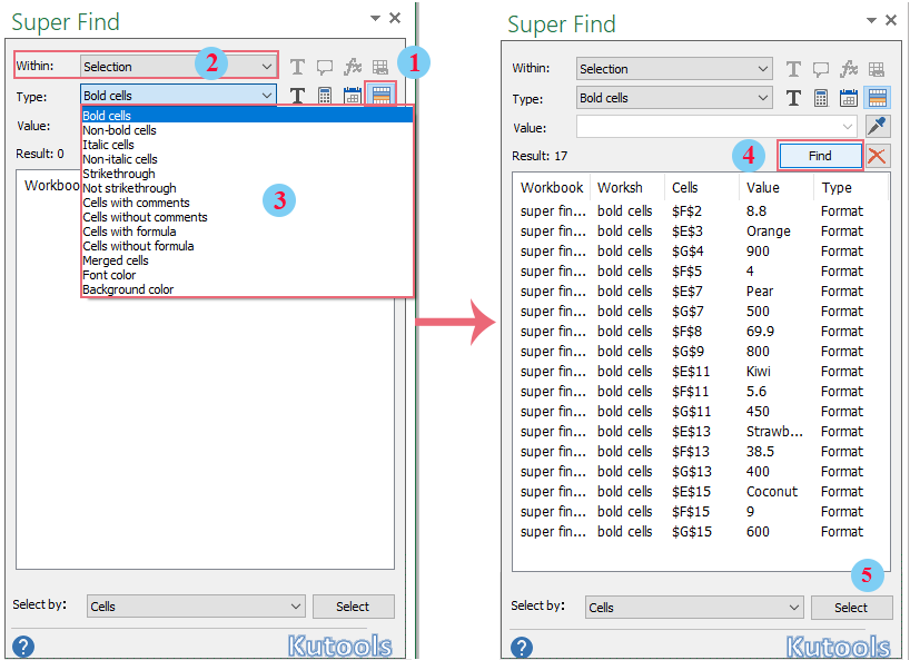 Quickly Find All Cells With Specific Cell Formatting In Excel