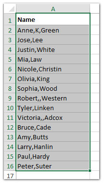 Easily reverse order of characters in a cell with functions in Excel